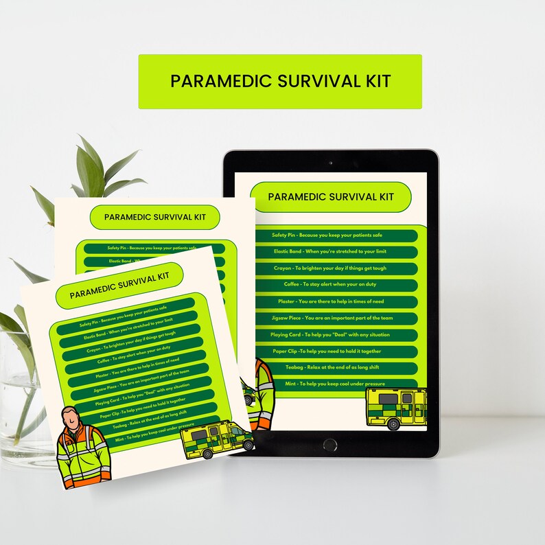 Ambulance/paramedic Survival Kit - Etsy