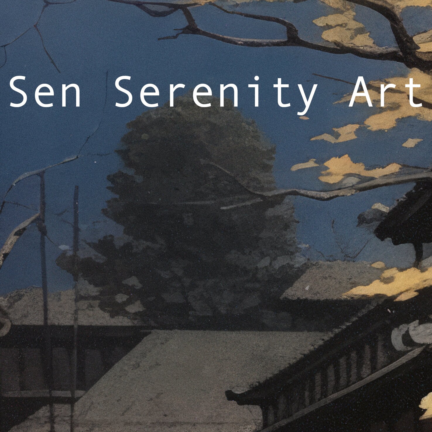 Cozy Japanese Izakaya at Night Minimalist Printable Art for Home Asian ...