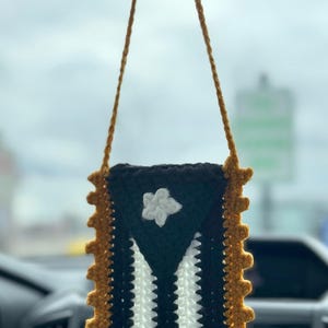 PDF PATTERN | Puerto Rican Crochet Flag Car Hanger Pattern - Etsy