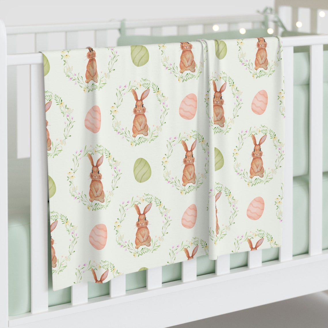 Easter Seamless Pattern, Cute Bunny Seamless File, Easter Spring ...