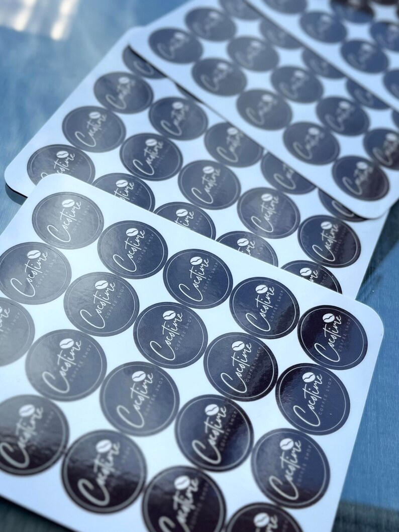 Custom 1-inch Sticker Sheets Personalized Vinyl Stickers for Planners ...