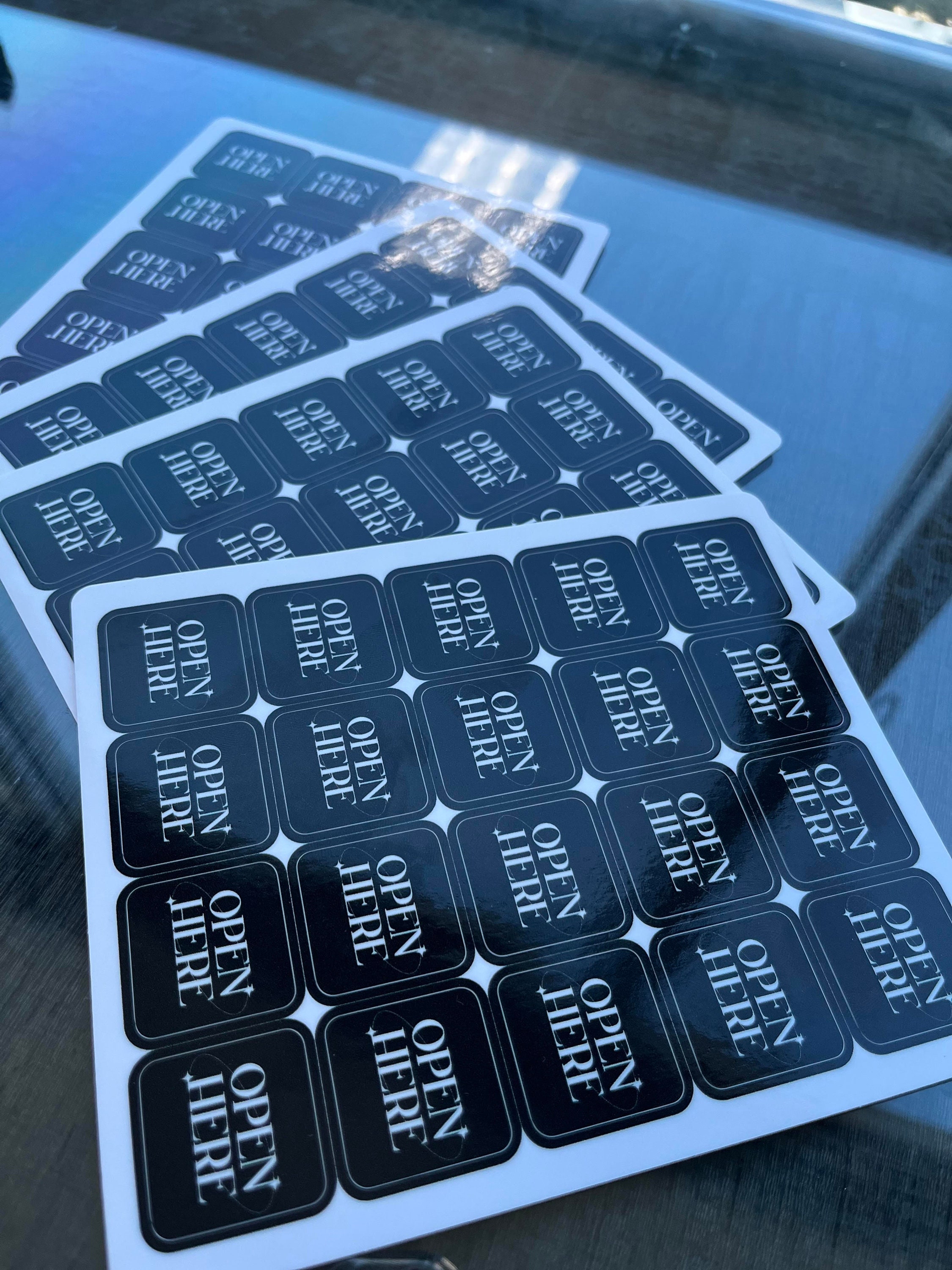 Custom 1-inch Sticker Sheets Personalized Vinyl Stickers for Planners ...