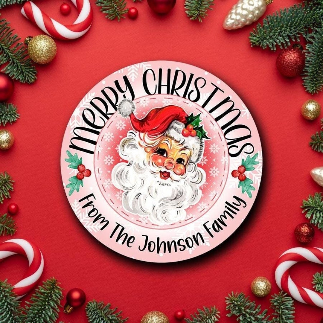 Personalized Christmas Labels | Custom Holiday Gift Tags | Christmas ...