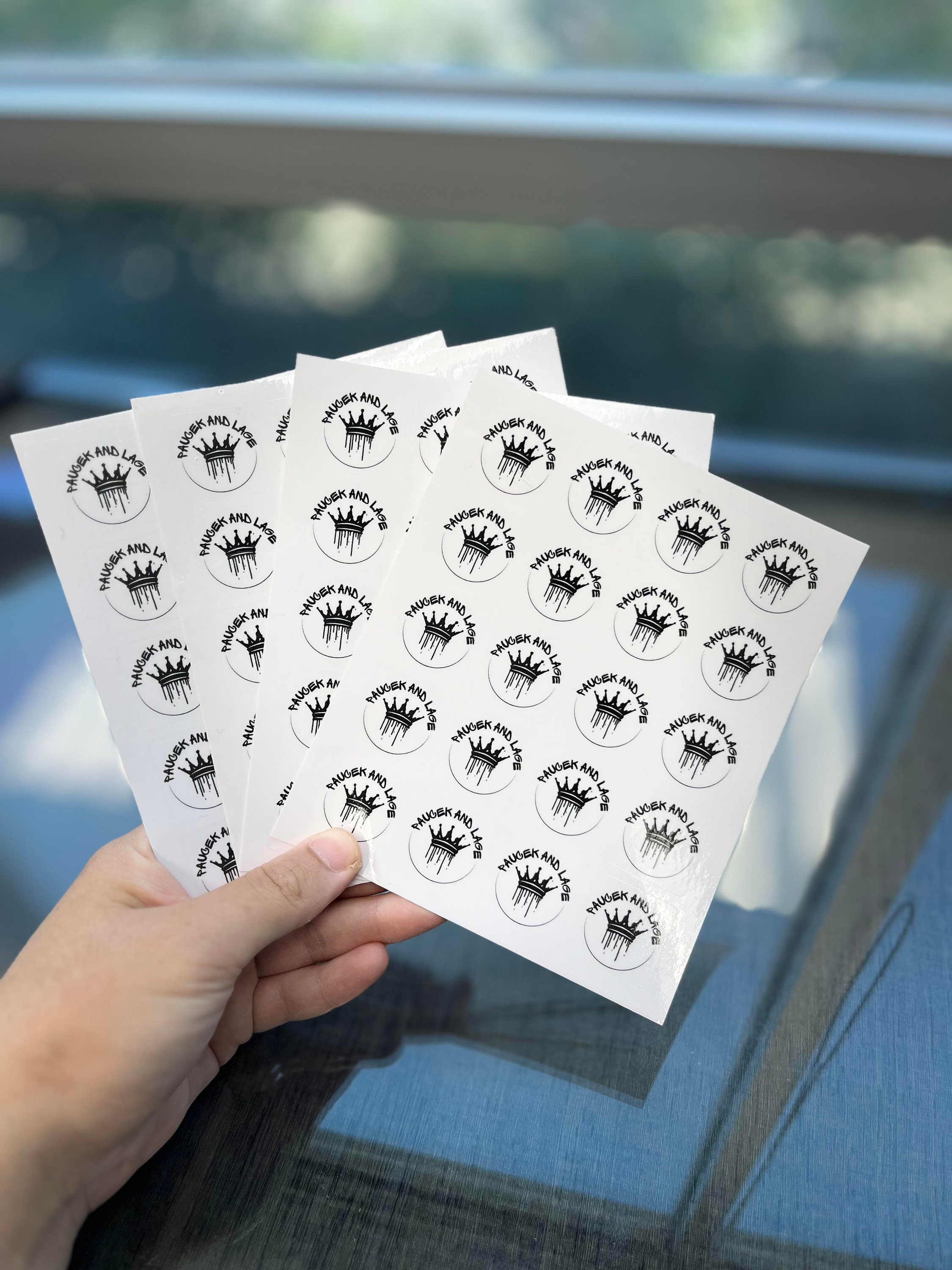 Custom 1-inch Sticker Sheets Personalized Vinyl Stickers for Planners ...