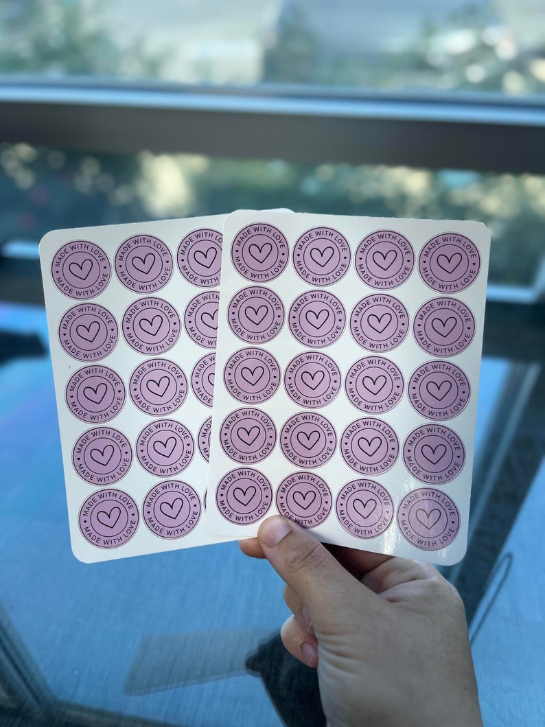 Custom 1-inch Sticker Sheets Personalized Vinyl Stickers for Planners ...