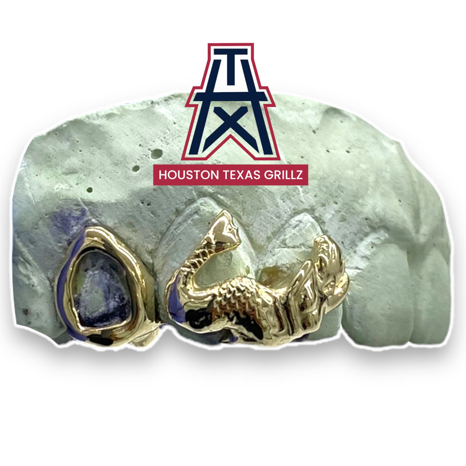 Custom 3pc Teeth Grillz Mermaid Dream With Open Face - Etsy