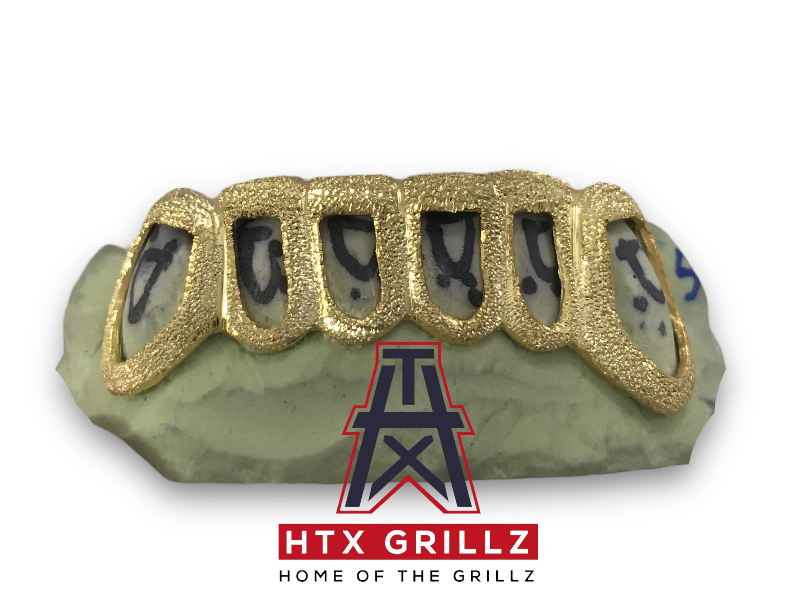 Custom 6 Teeth Diamond Dust Open Windows Grillz - Etsy