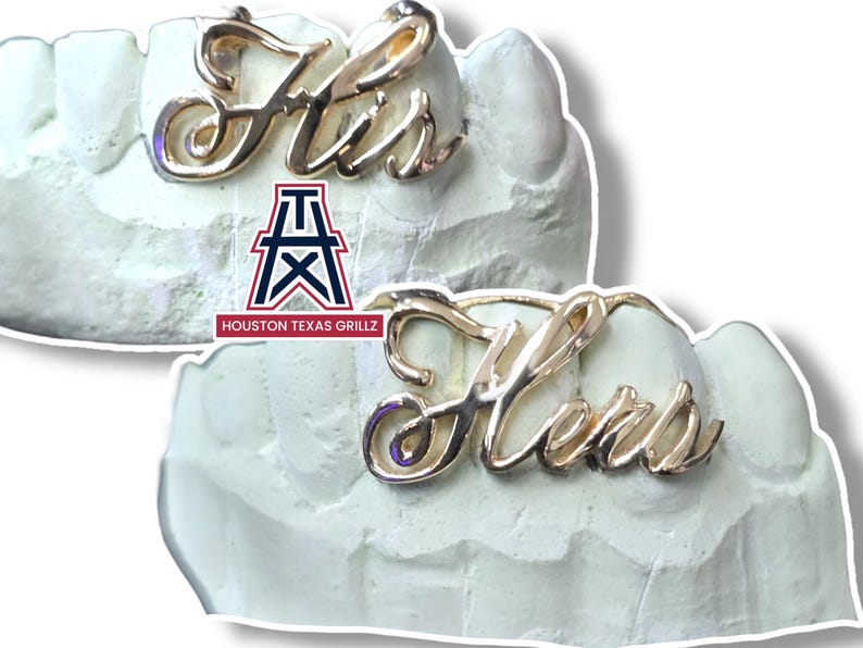 Custom 3pc Teeth Grillz Couple "his or HERS " - Etsy