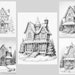 25 Christmas Gingerbread Houses Fantasy Christmas House Coloring Book ...