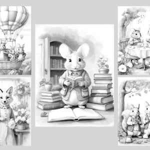 25 Animal Coloring Pages - Willowbrook Village Animal Coloring Book ...