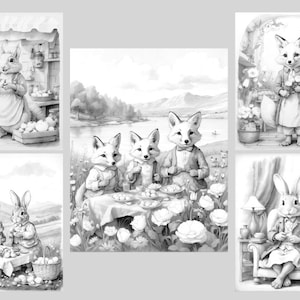 25 Animal Coloring Pages - Willowbrook Village Animal Coloring Book ...