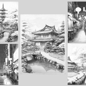 40 Japan Coloring Pages - City Coloring Pages - Japan Cityscape and ...