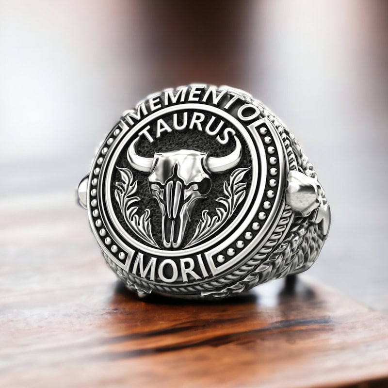Jewelry Taurus Ring - Etsy