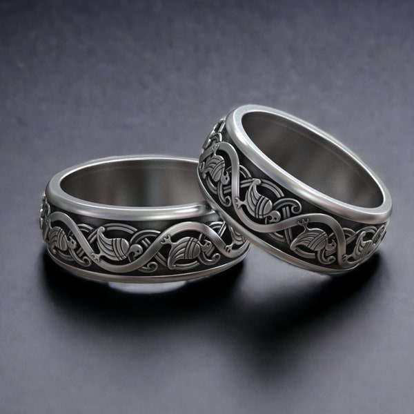 Scandinavian Wedding Rings for Men - Etsy