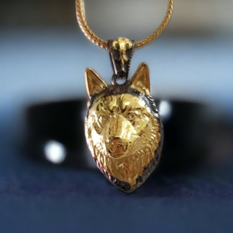 Wolf Necklace for Men - Etsy