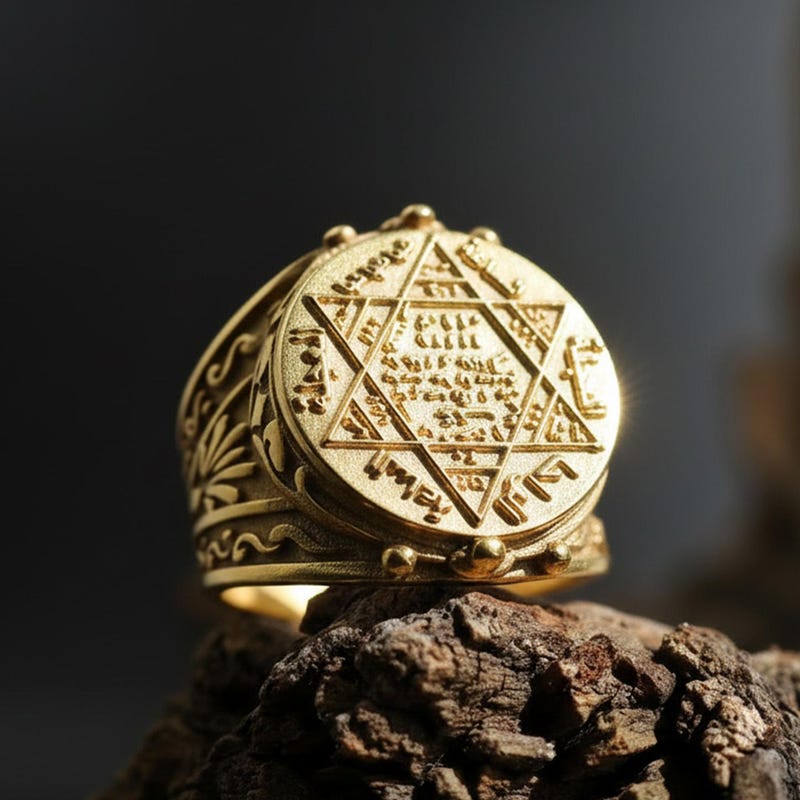 Seal of Solomon Ring - Etsy