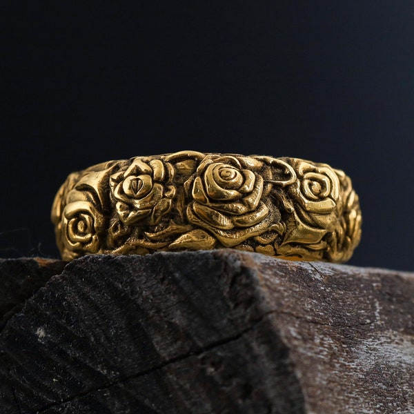Rose Ring - Etsy