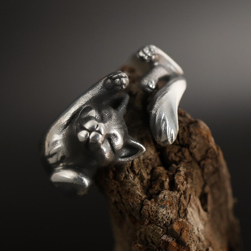 Adjustable Cat Ring - Etsy