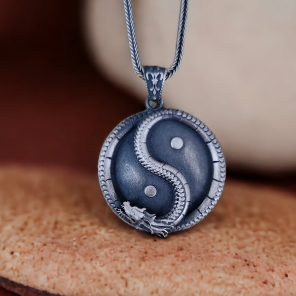 Ying Yang Pendant - Etsy