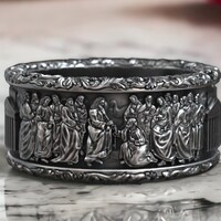 Pope's Ring, Personalized Name Ring, Christmas Gift, 925 Silver Ring ...