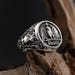 Sterling Silver Roman Eagle Ring, SPQR Signet Ring, Ancient Rome ...