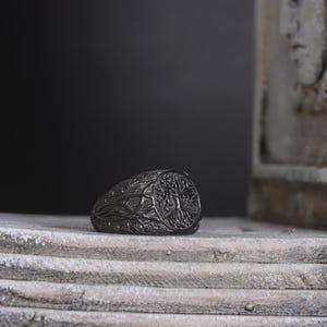 Yggdrasil Ring Men, Tree of Life Men Ring, Tree of Life Jewelry Gift ...