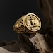 Sterling Silver Roman Eagle Ring, SPQR Signet Ring, Ancient Rome ...