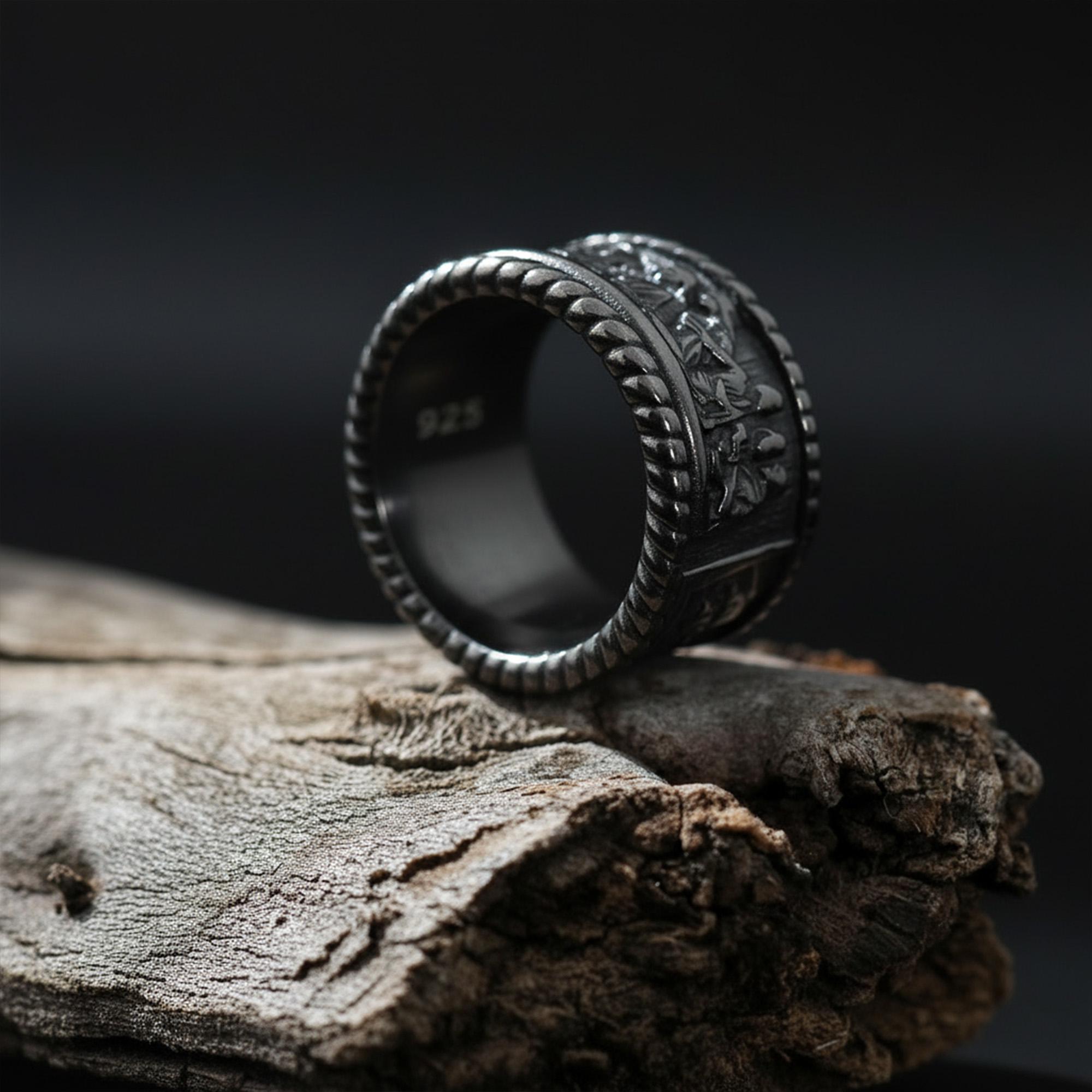 The 12 Apostles of Christ Band Ring: Rhodium Plated Leonardo the Last ...