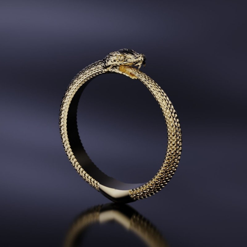 Ouroboros Ring - Etsy