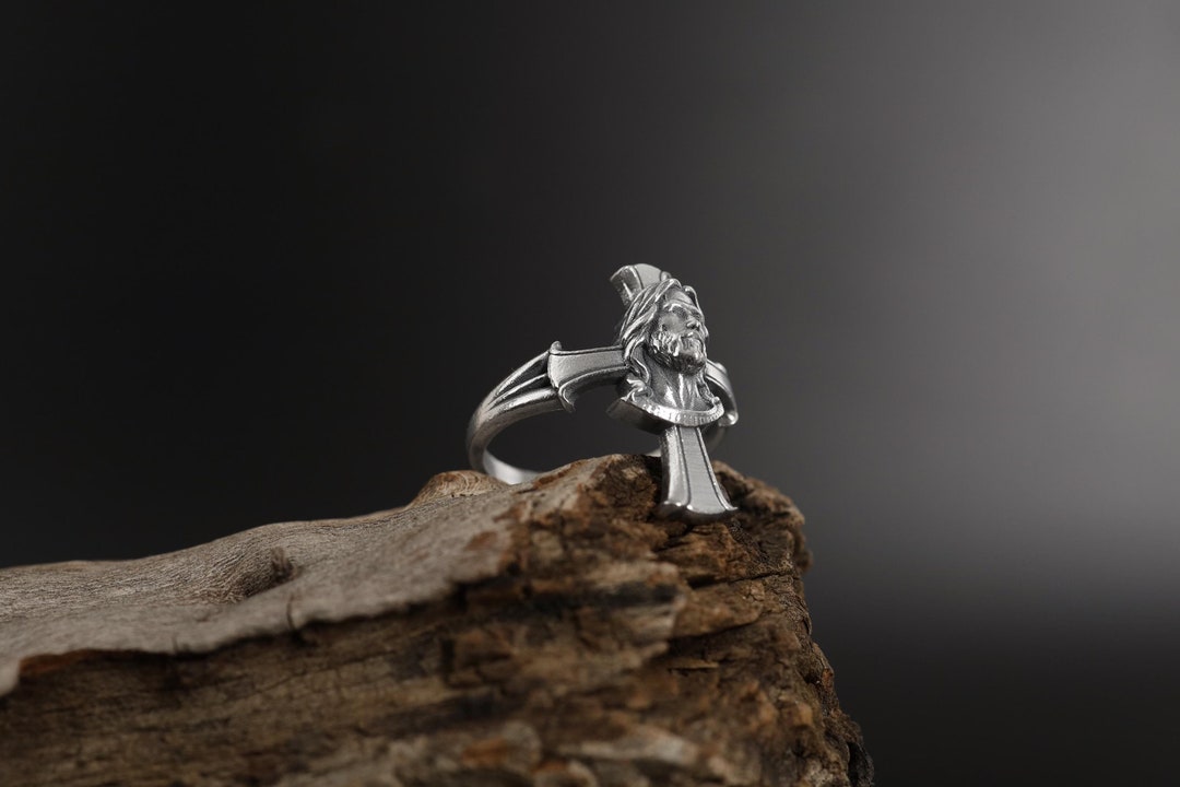 Jesus on Cross Ring, Jesus Christ Crucifix Ring, Religious Jewelry ...