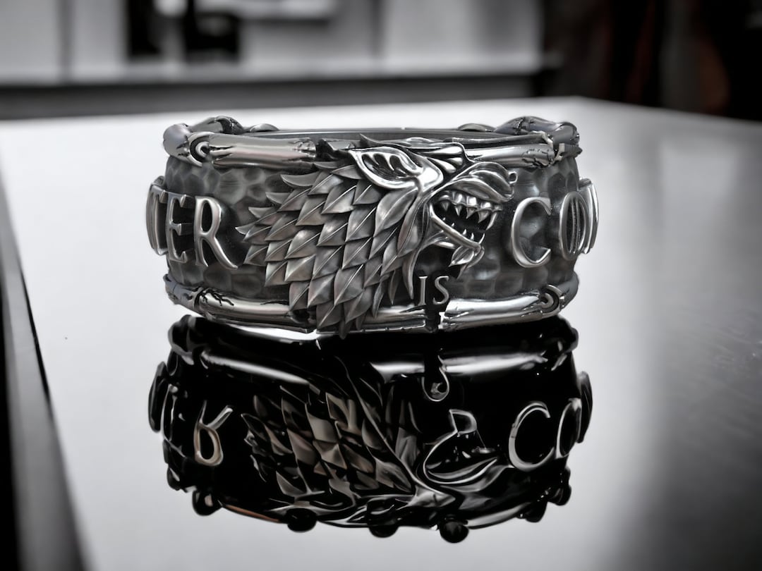 Stark House Ring, Game of Thrones Ring, Winter is Coming Ring, Wolf ...