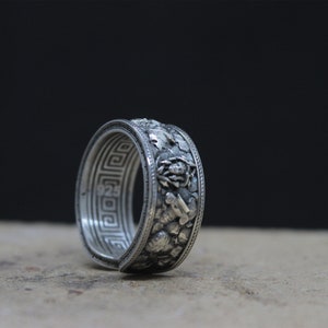 Greek Gods and Heroes Adjustable Ring, Oxidized Jewelry, Unique Mens ...