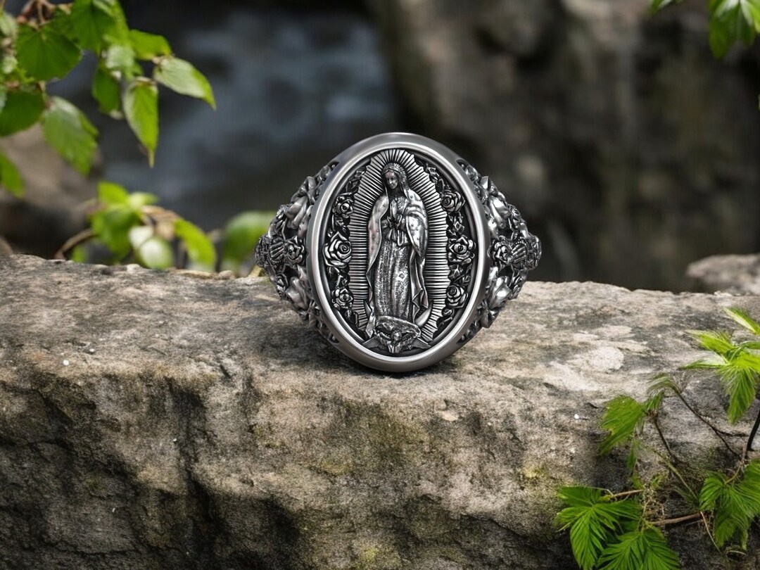 Lady of Guadalupe Ring, Virgin Mary Ring, Holy Mother Mary Ring ...
