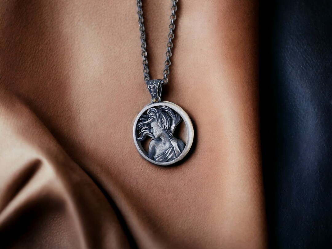 Virgo Zodiac Sign Necklace, Silver Horoscope Necklace, Handmade ...