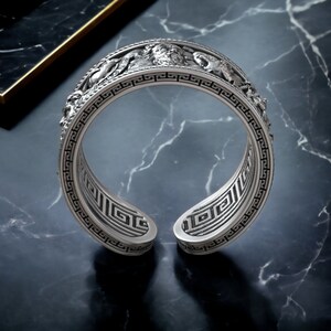 Greek Gods and Heroes Adjustable Ring, Oxidized Jewelry, Unique Mens ...