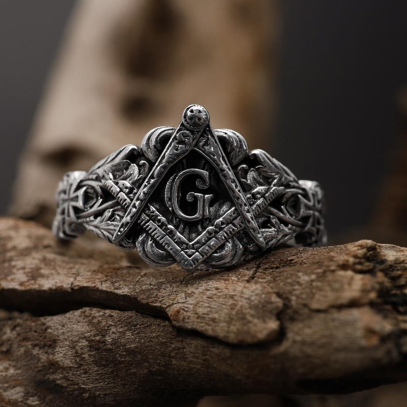 Masonic Ring - Etsy