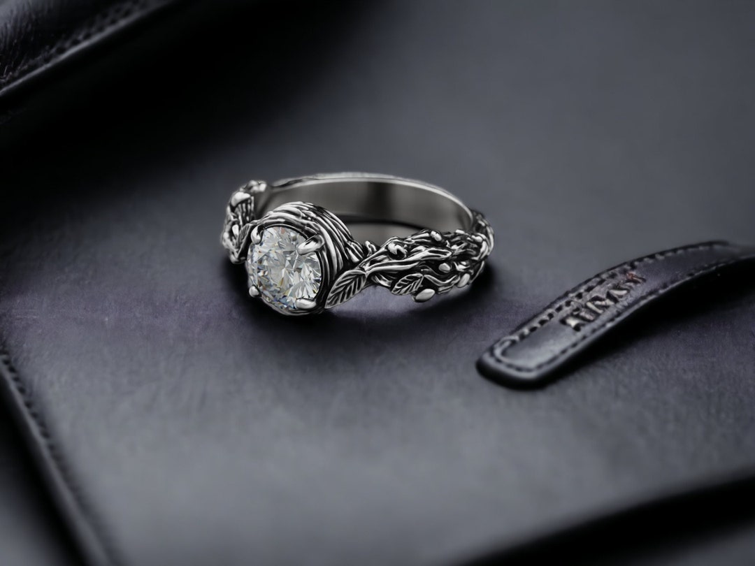 Unique Tree Branch Ring, Natural Engagement Ring, Women's Branch Ring ...