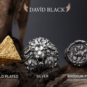 Gold Plated Seal of Prophet Solomon Ring: King Solomon Ring, Pentagram ...