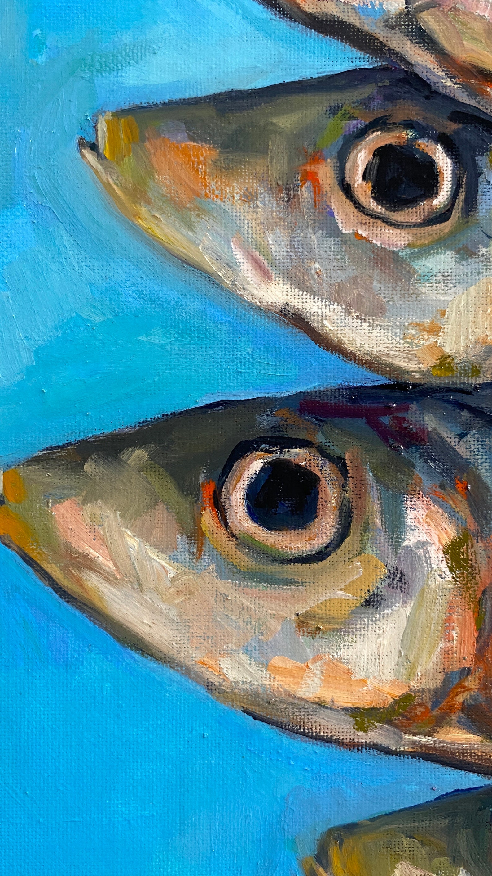 Fish Interest. Original Oil Painting on Canvas - Etsy