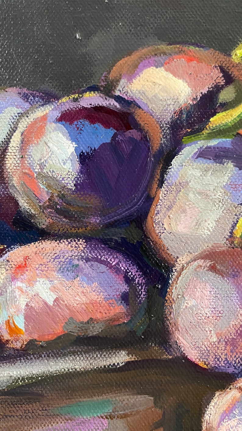 Grapes. Original Oil Painting on Canvas - Etsy