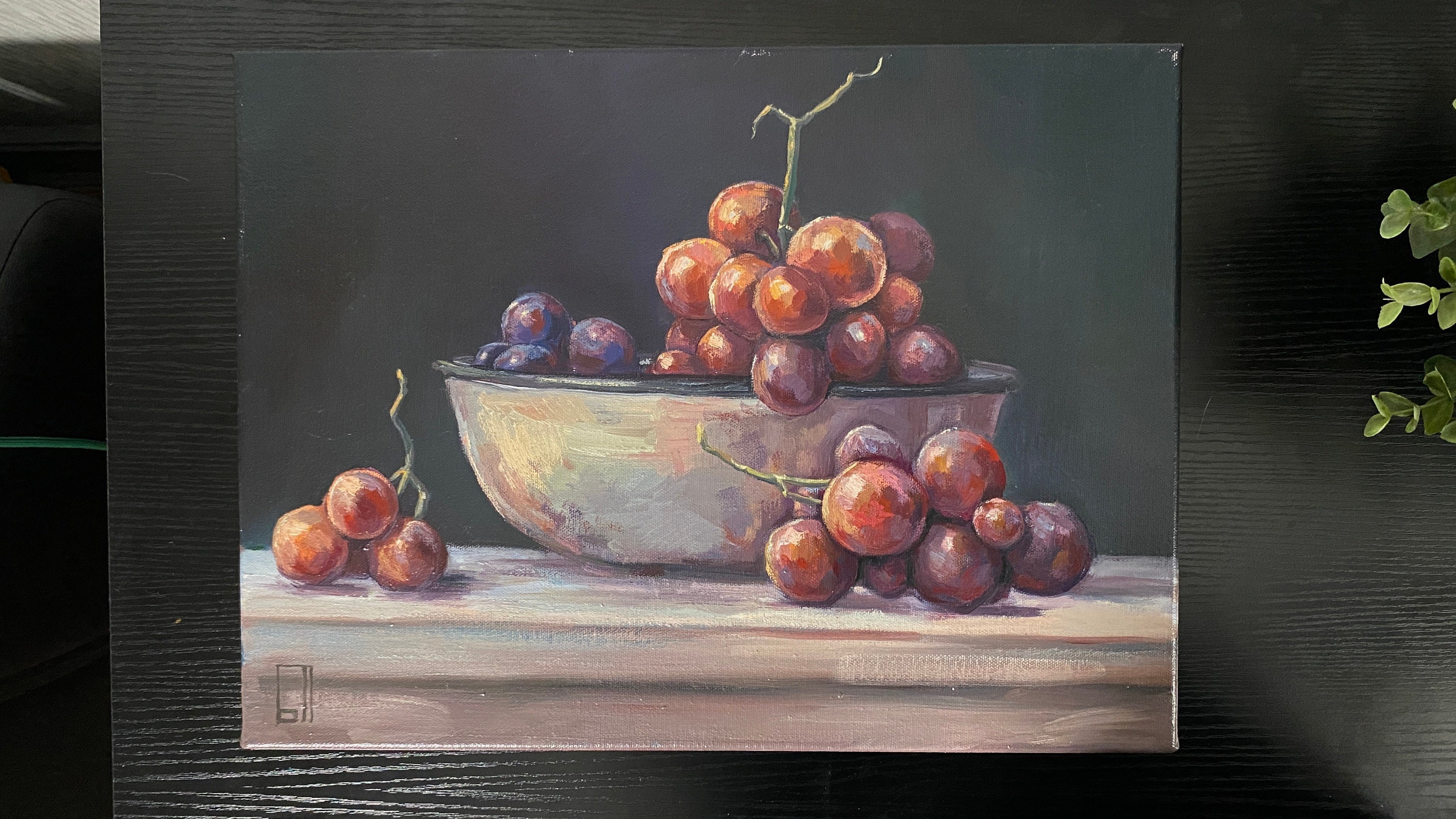 Grapes. Original Oil Painting on Canvas - Etsy