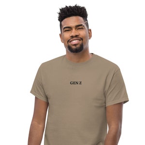 Gen Z Embroidered Classic Tee - Etsy