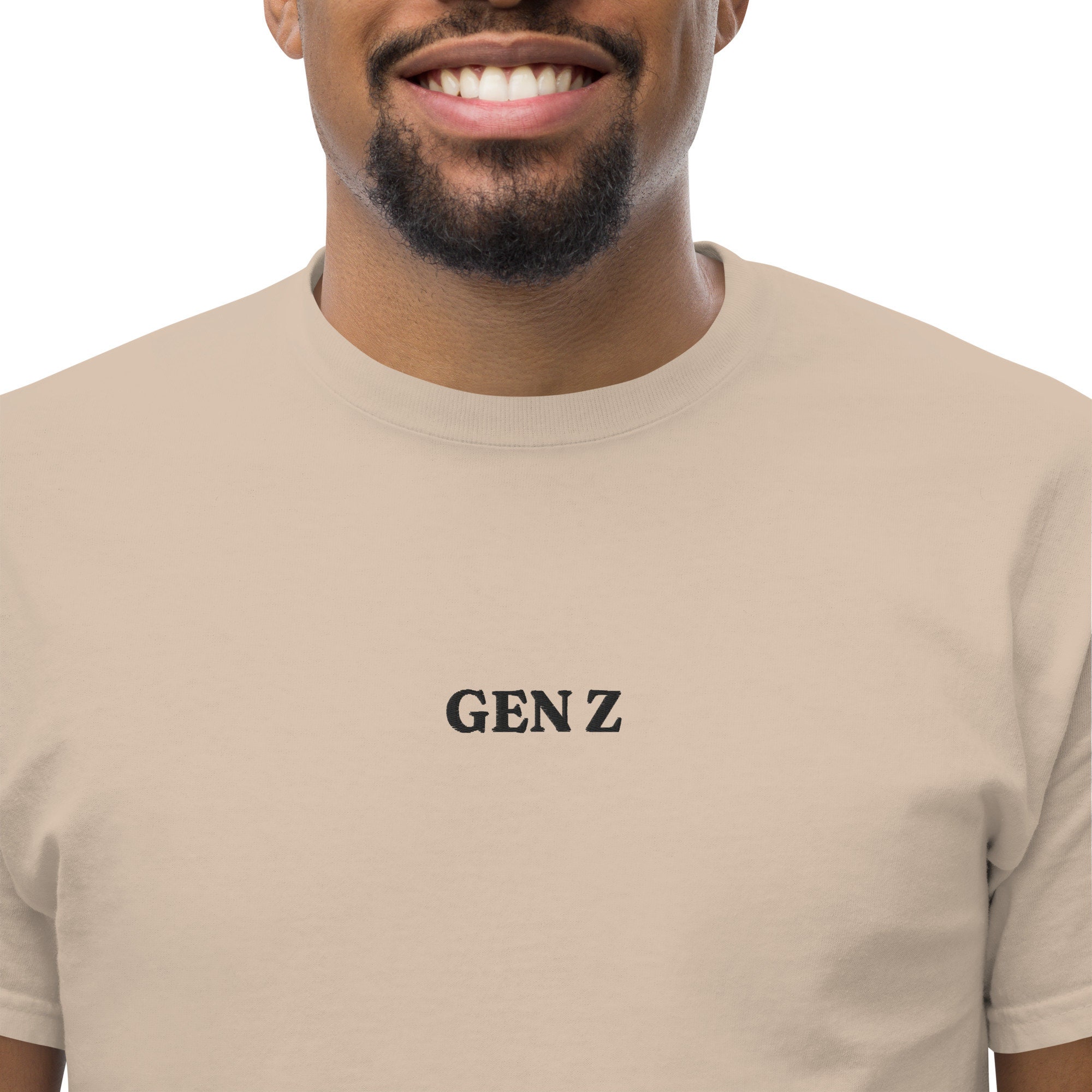 Gen Z Embroidered Classic Tee - Etsy
