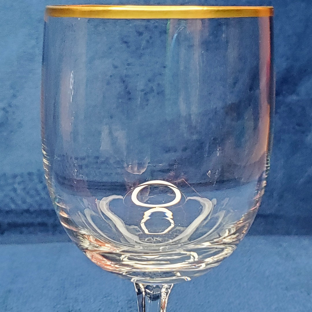Classic Gold Water Goblets by Fostoria *priced Lower Than Replacements ...