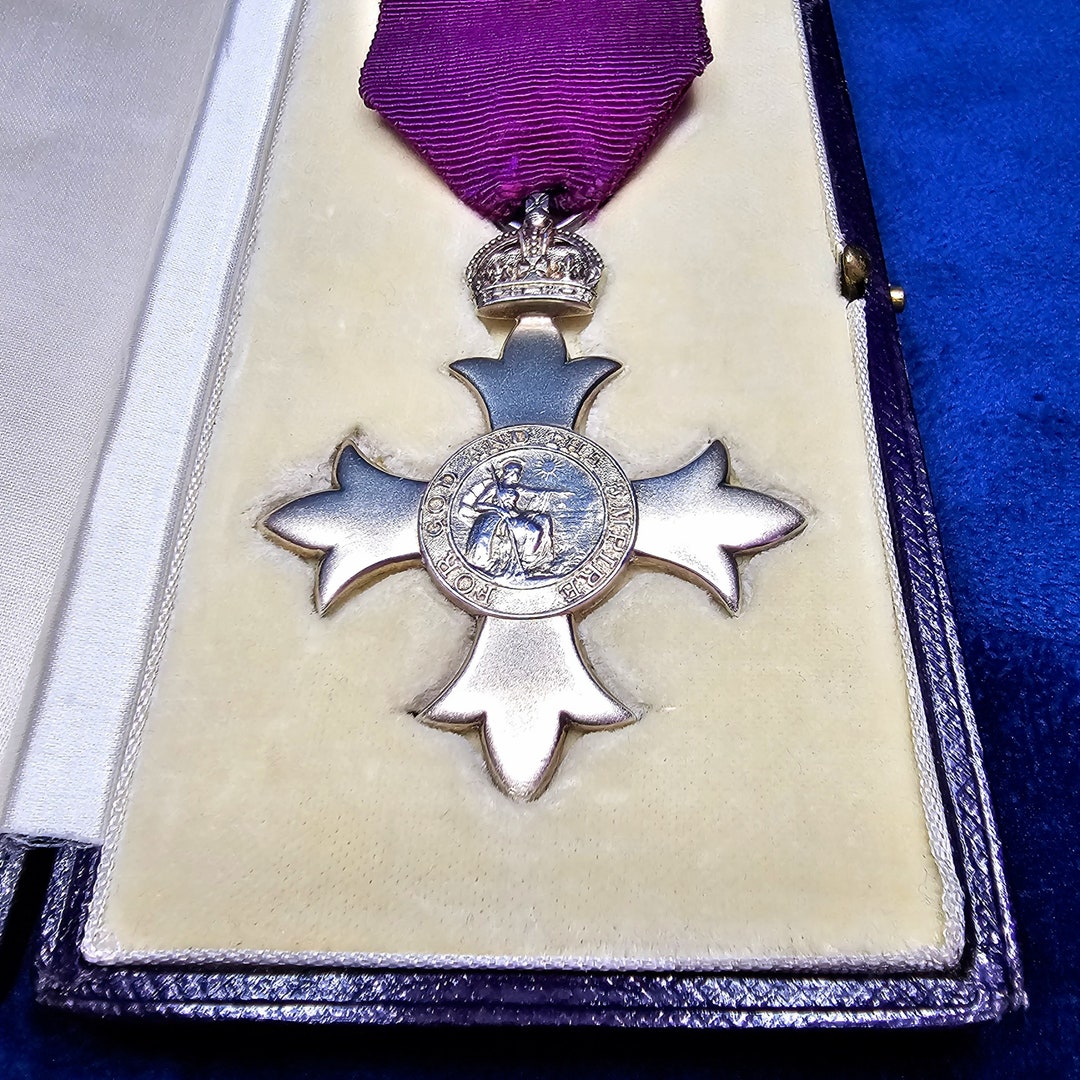 Antique WWI Order of the British Empire Sterling Silver Medal 1917 - Etsy