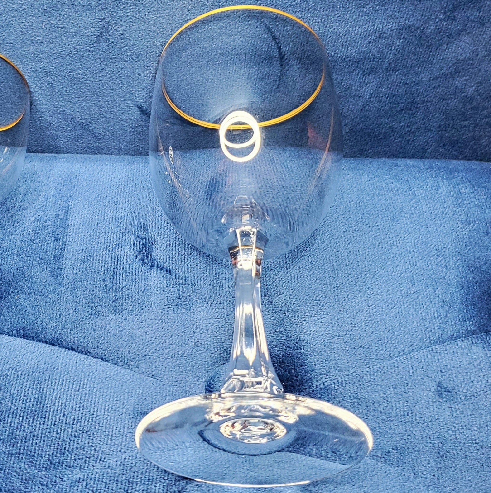 Classic Gold Water Goblets by Fostoria *priced Lower Than Replacements ...