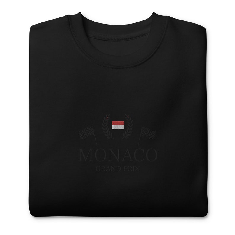 Monaco Grand Prix F1 Unisex Embroidered Premium Sweatshirt - Etsy