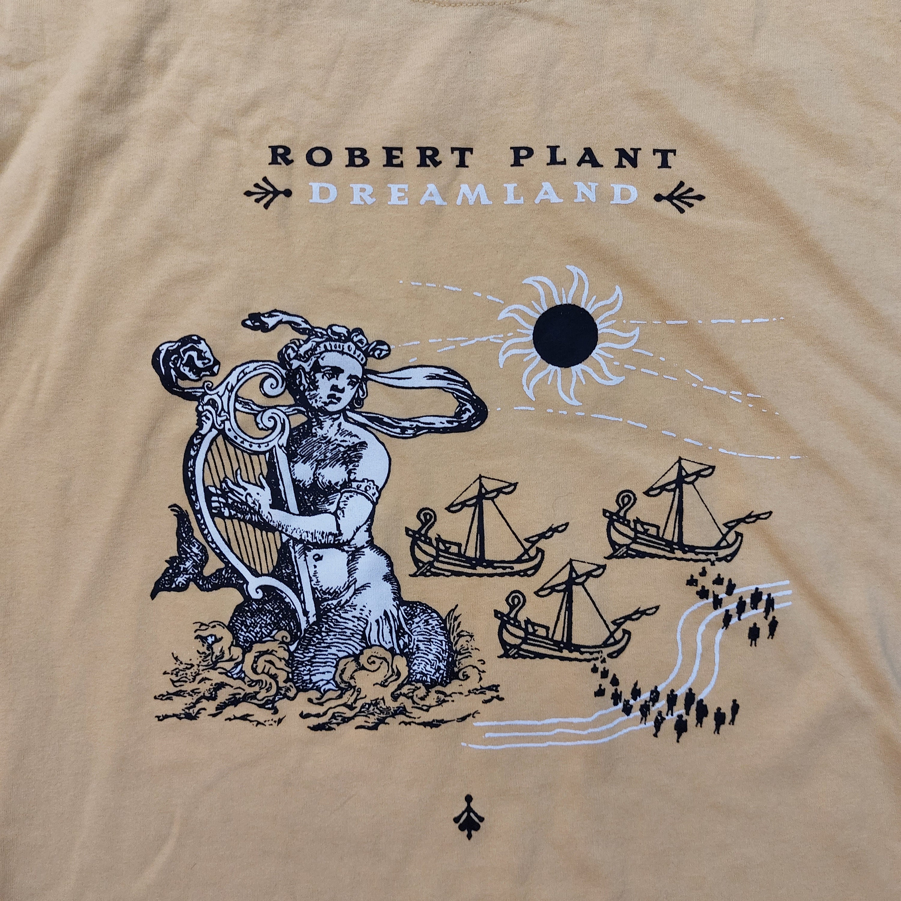 Robert Plant – Dreamland Tour Album Cover Yellow T-shirt - Etsy