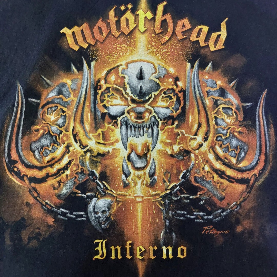 Motorhead Inferno Black Tour T-shirt - Etsy