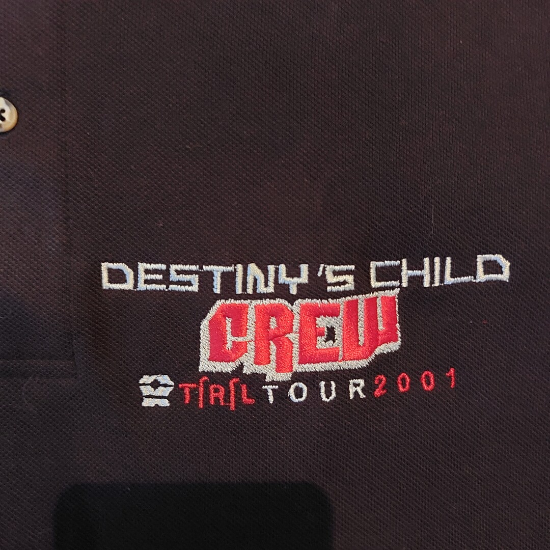 Destiny's Child Embroidered Crew Polo Shirt - Etsy